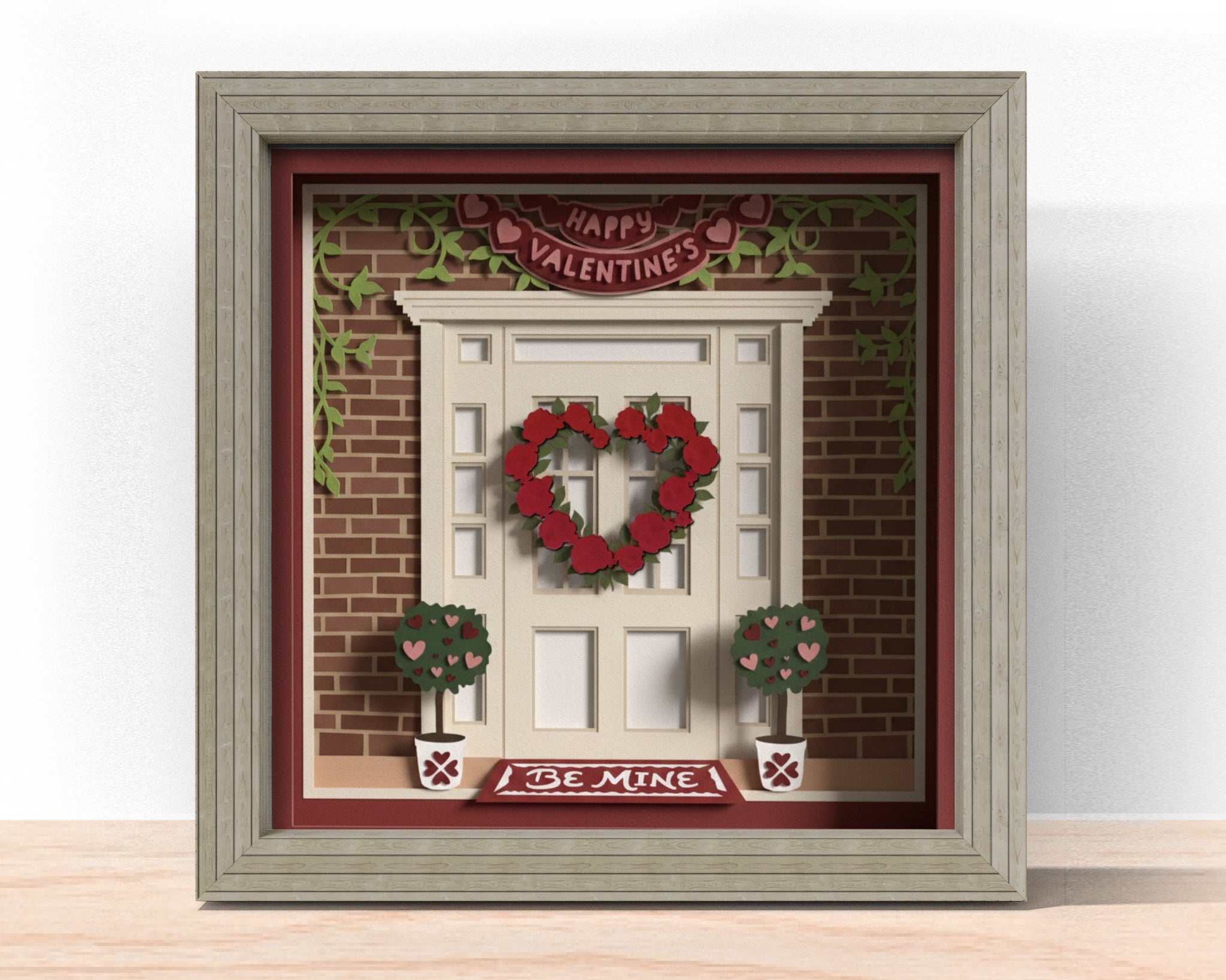 Custom Valentine DOOR BUNDLE SHADOW BOX Svg