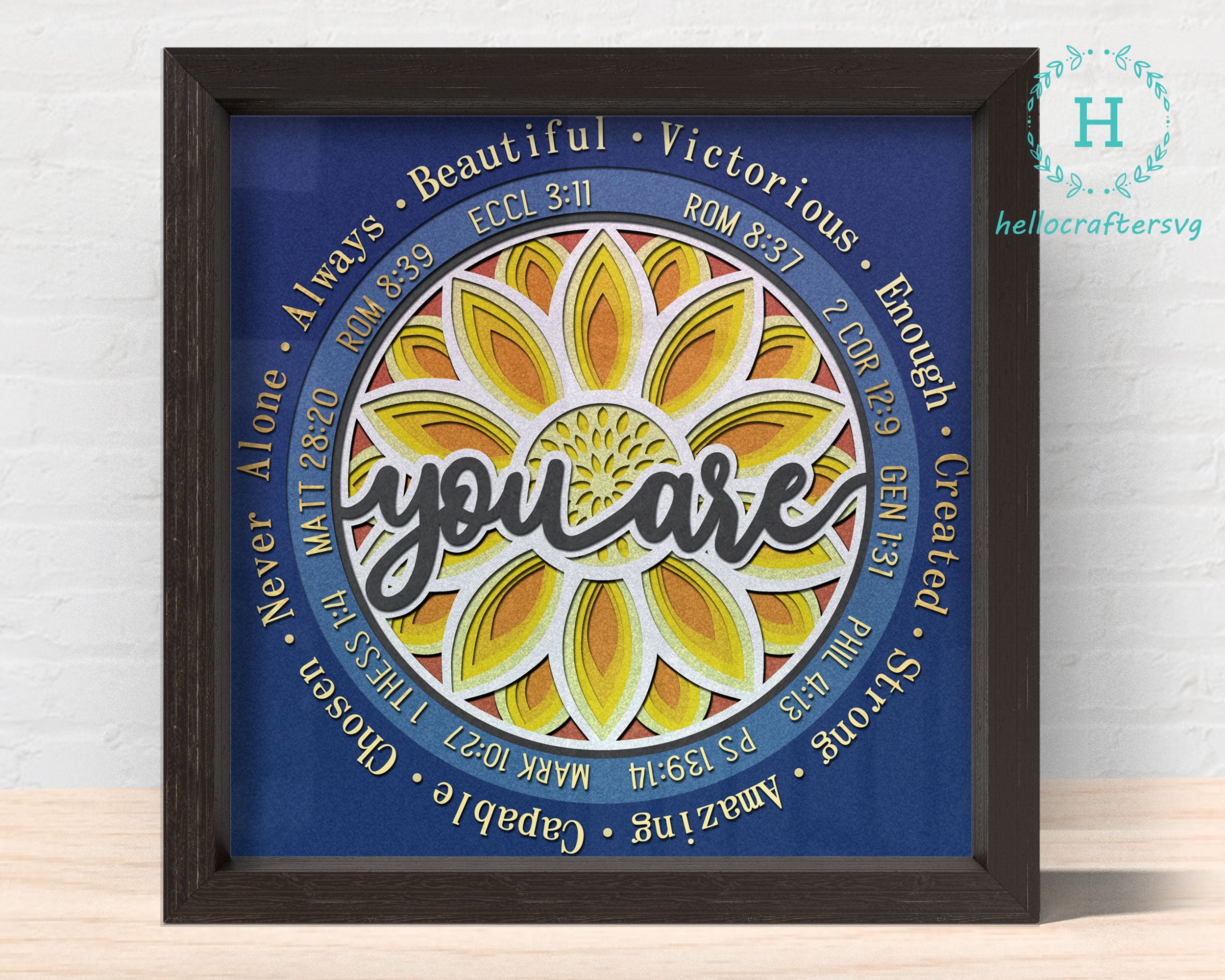 3D CHRISTIAN Svg - 3d Christian Inspiration Quotes Bible Verse Shadow ...